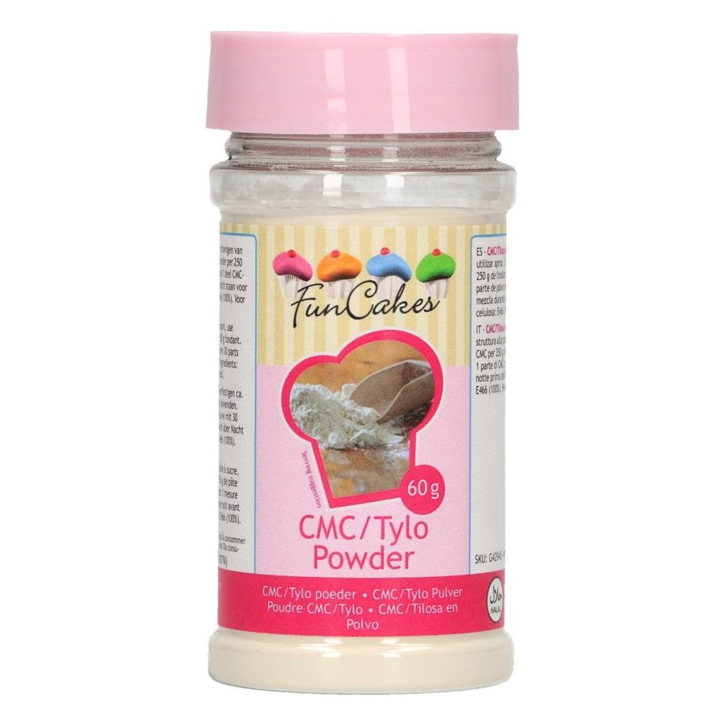 Polvo CMC marca Funcakes, envase 60 gr.